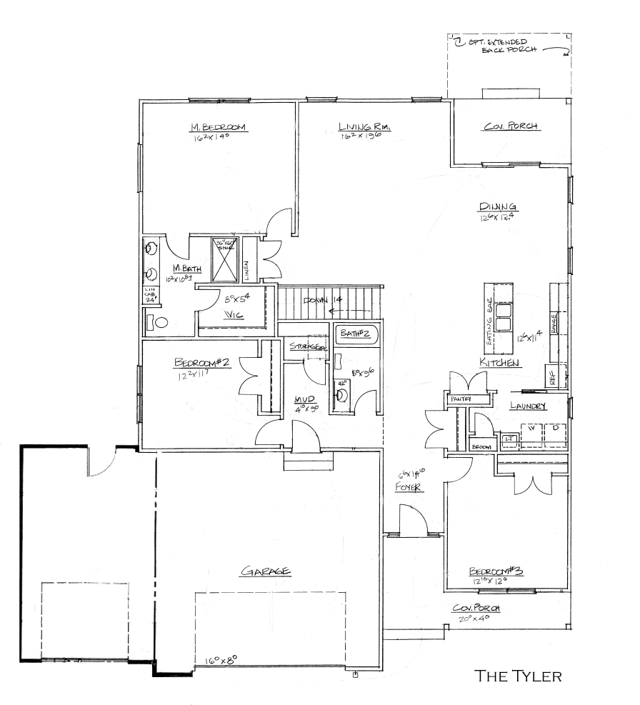 The Tyler (3 Car) | Schilling Construction